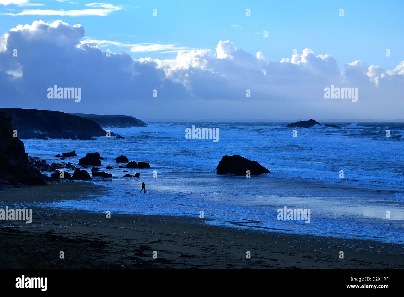 Cote Sauvage De La Presquile De Quiberon High Resolution Stock ...