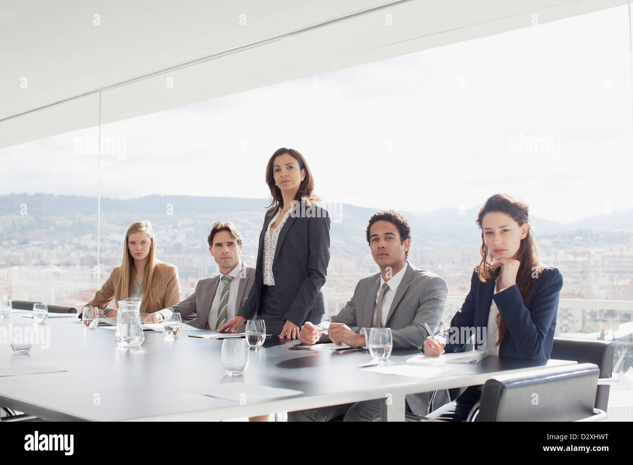 Serious Business People Meeting