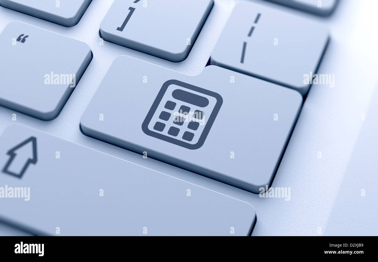 Close up addition button on calculator hi-res stock photography and ...