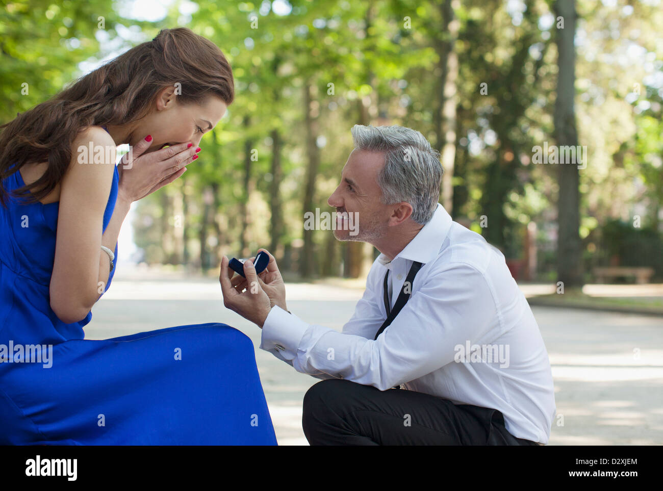 Engagement ring side view hi-res stock photography and images - Alamy