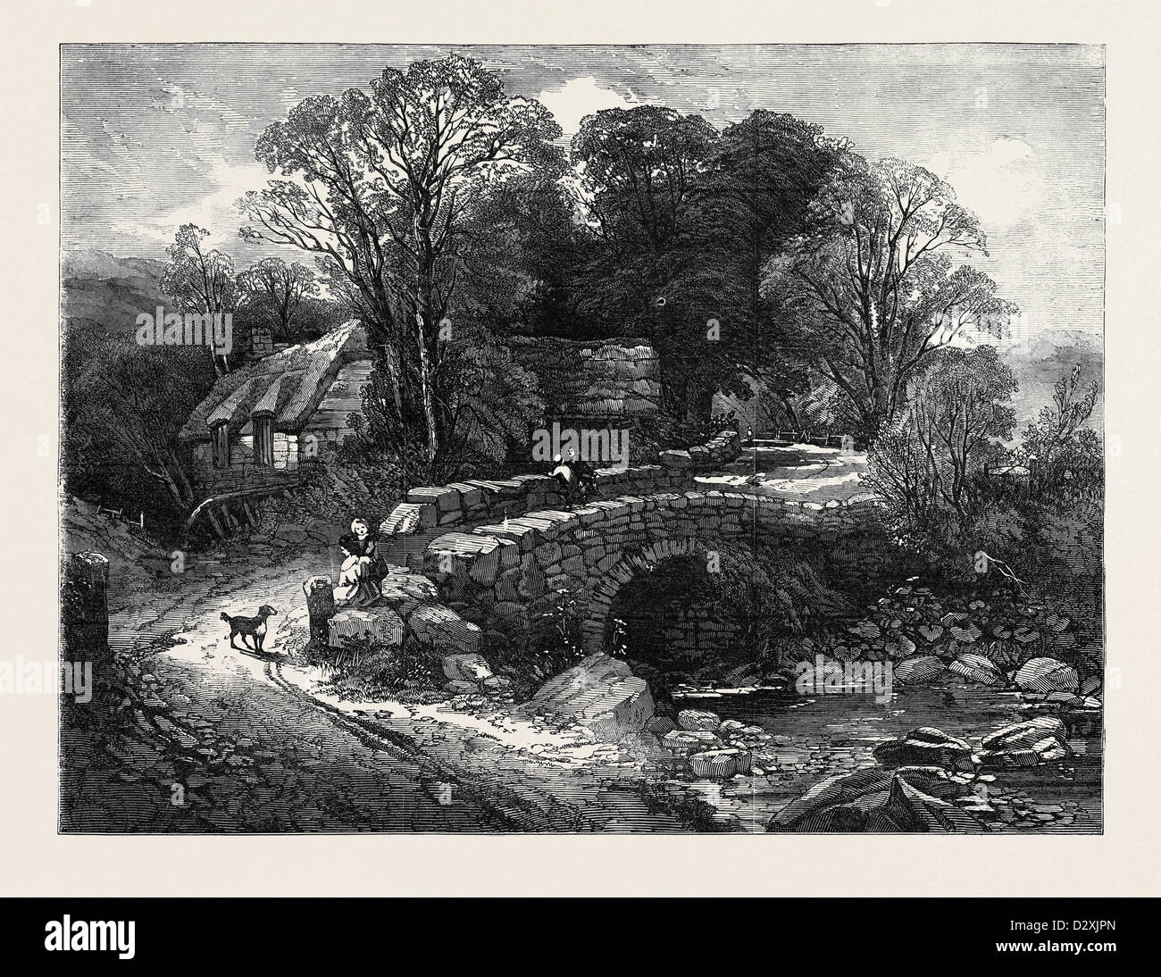 OPENING OF THE BRITISH INSTITUTION, "THE MILLER'S HOME." PAINTED BY T ...