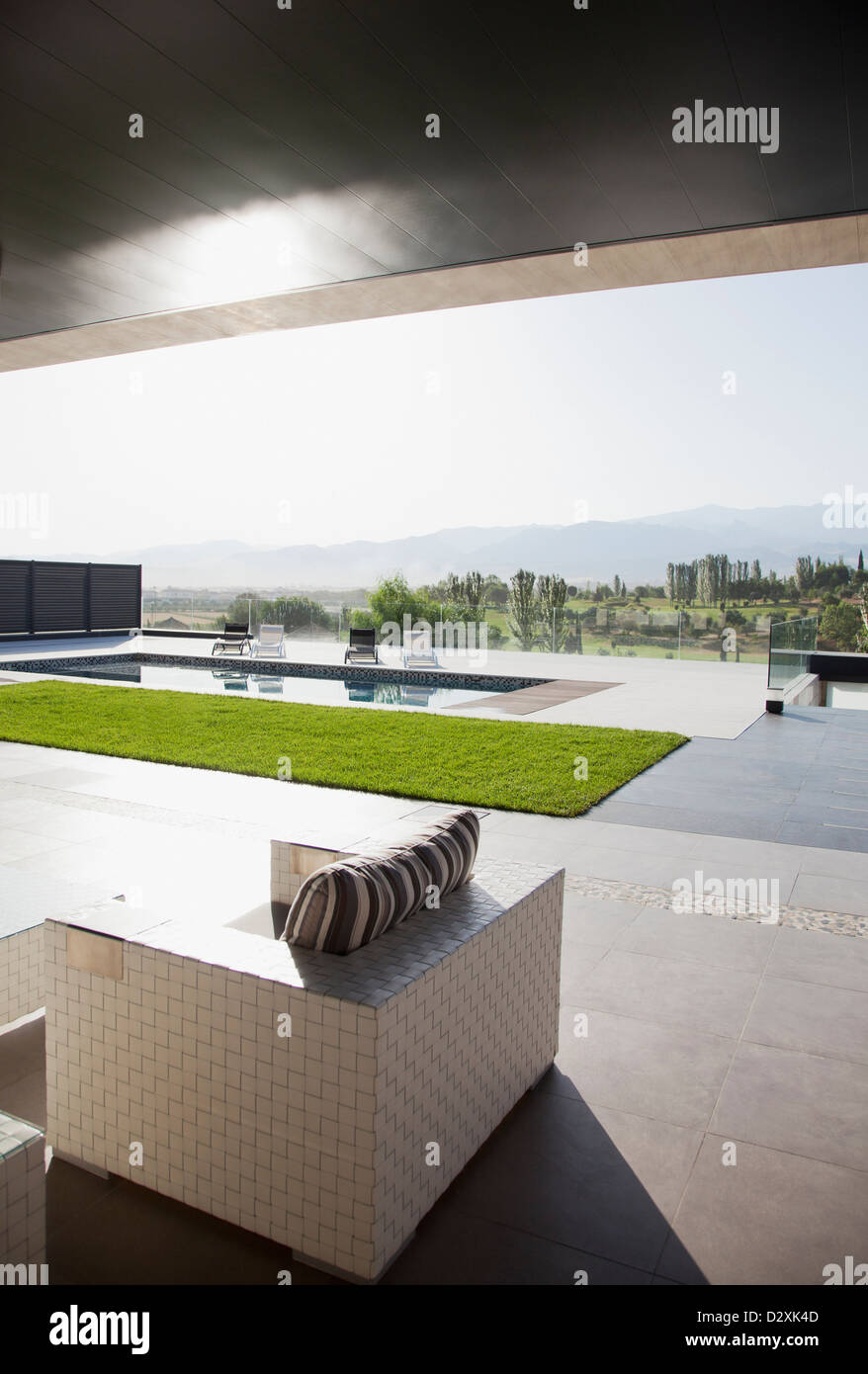 Patio Overlooking Pool at Sofia Gellatly blog