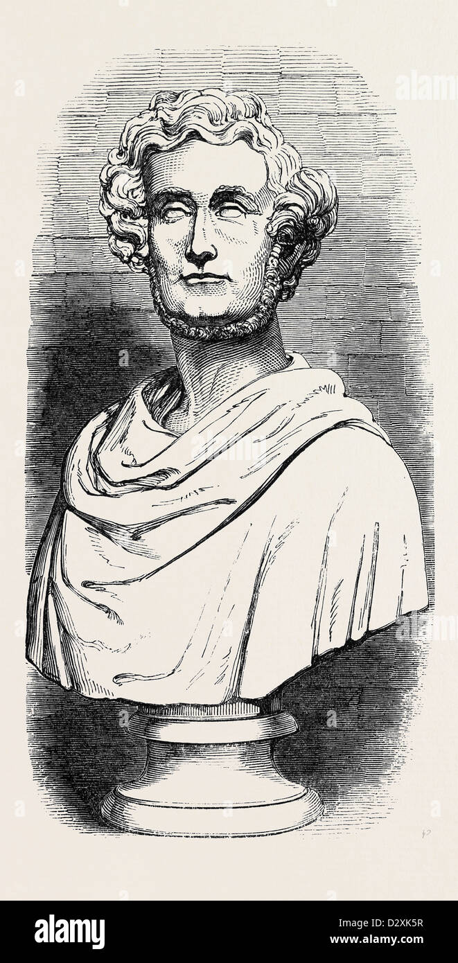 BUST OF MR. HULLAH Stock Photo - Alamy