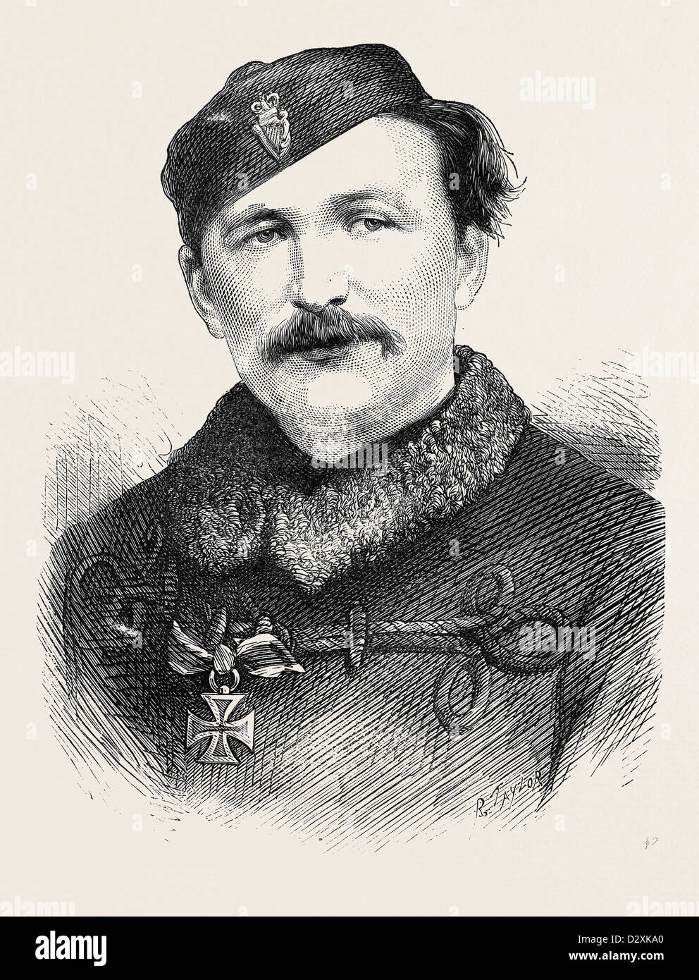 SIR RANDALL ROBERTS BART. CAPTAIN OF THE IRISH EIGHT AT WIMBLEDON 1871 ...