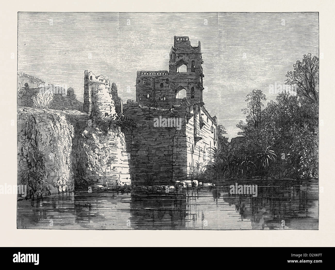 PALACE OF JUSTICE BEEJAPOOR INDIA 1871 Stock Photo - Alamy