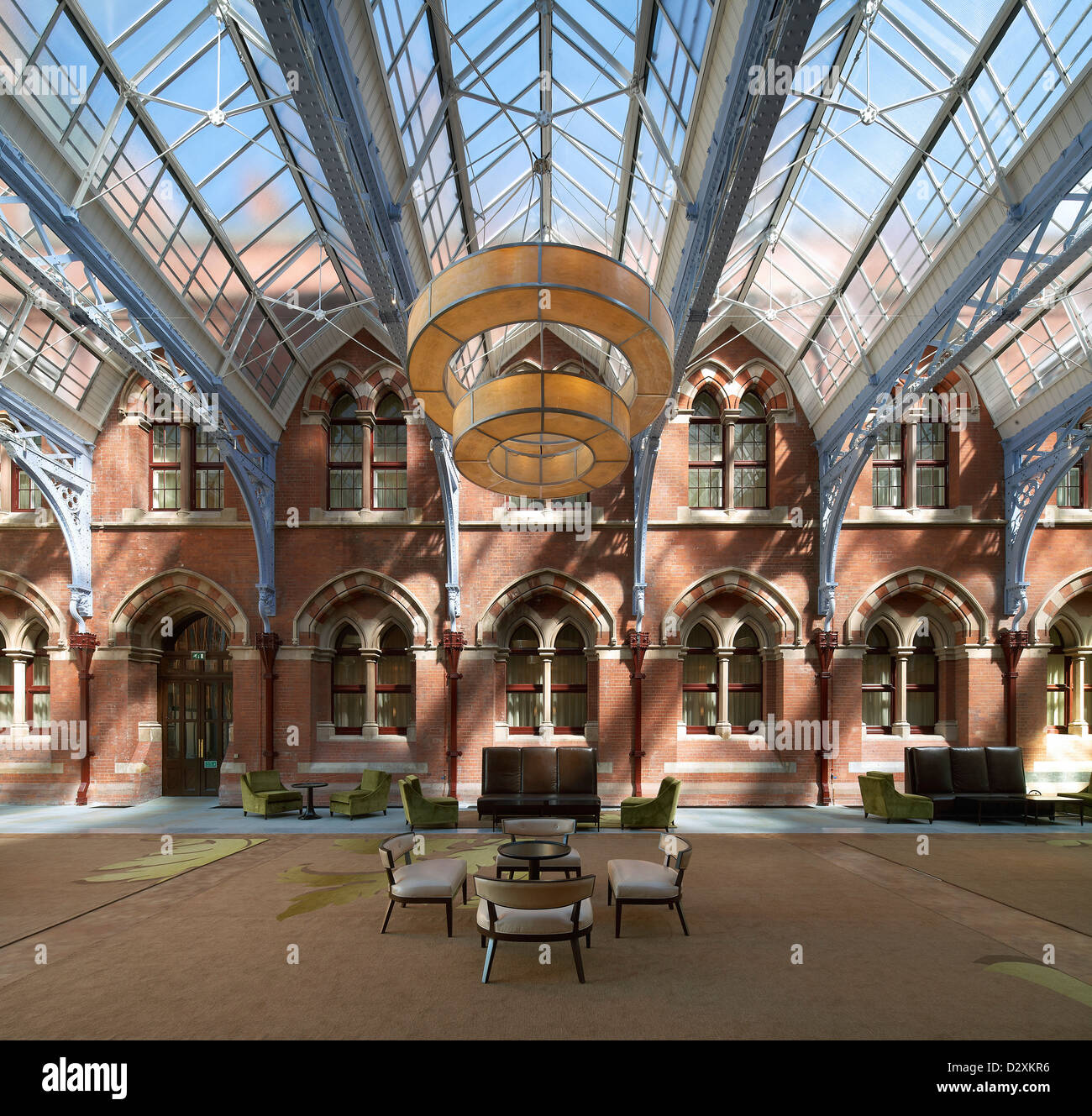 St Pancras Hotel, London, United Kingdom. Architect: Sir Giles Gilbert ...