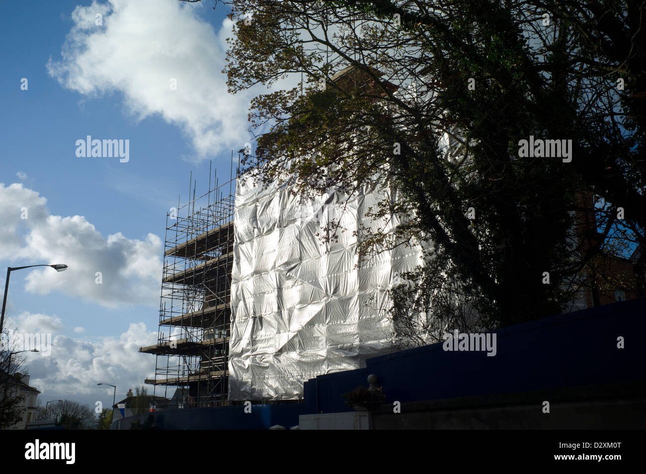 Scaffolded building site hi-res stock photography and images - Alamy