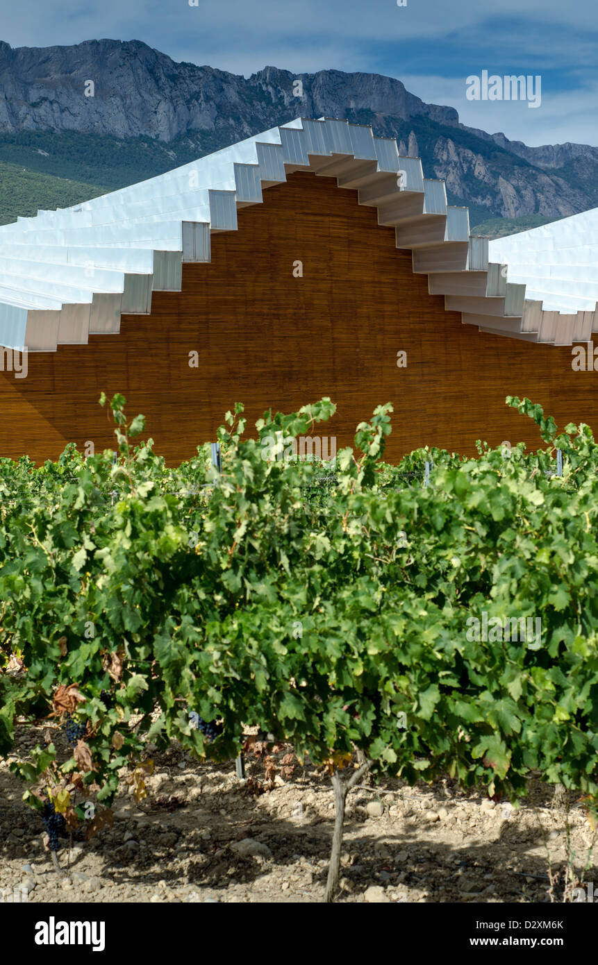 Ysios winery at Laguardia, La Rioja, Spain Stock Photo - Alamy