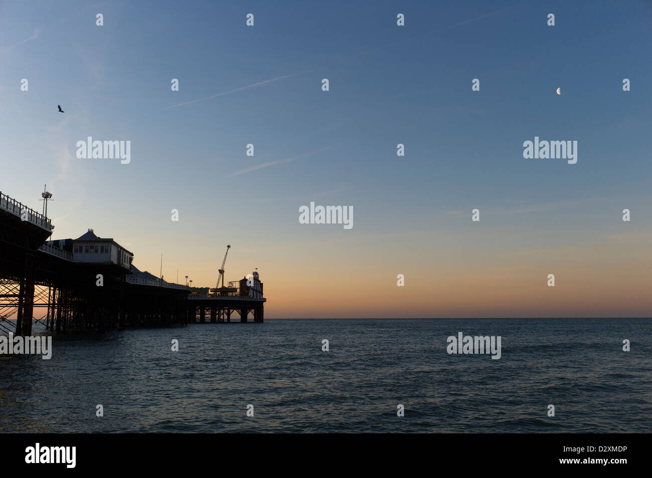 Brighton pier sunrise Stock Photo - Alamy