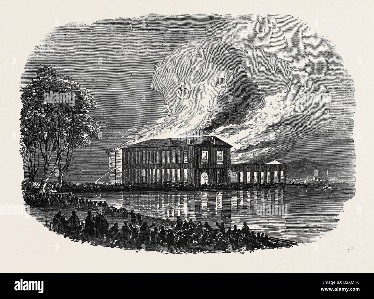 GREAT FIRE AT PORT-OF-SPAIN, TRINIDAD Stock Photo - Alamy