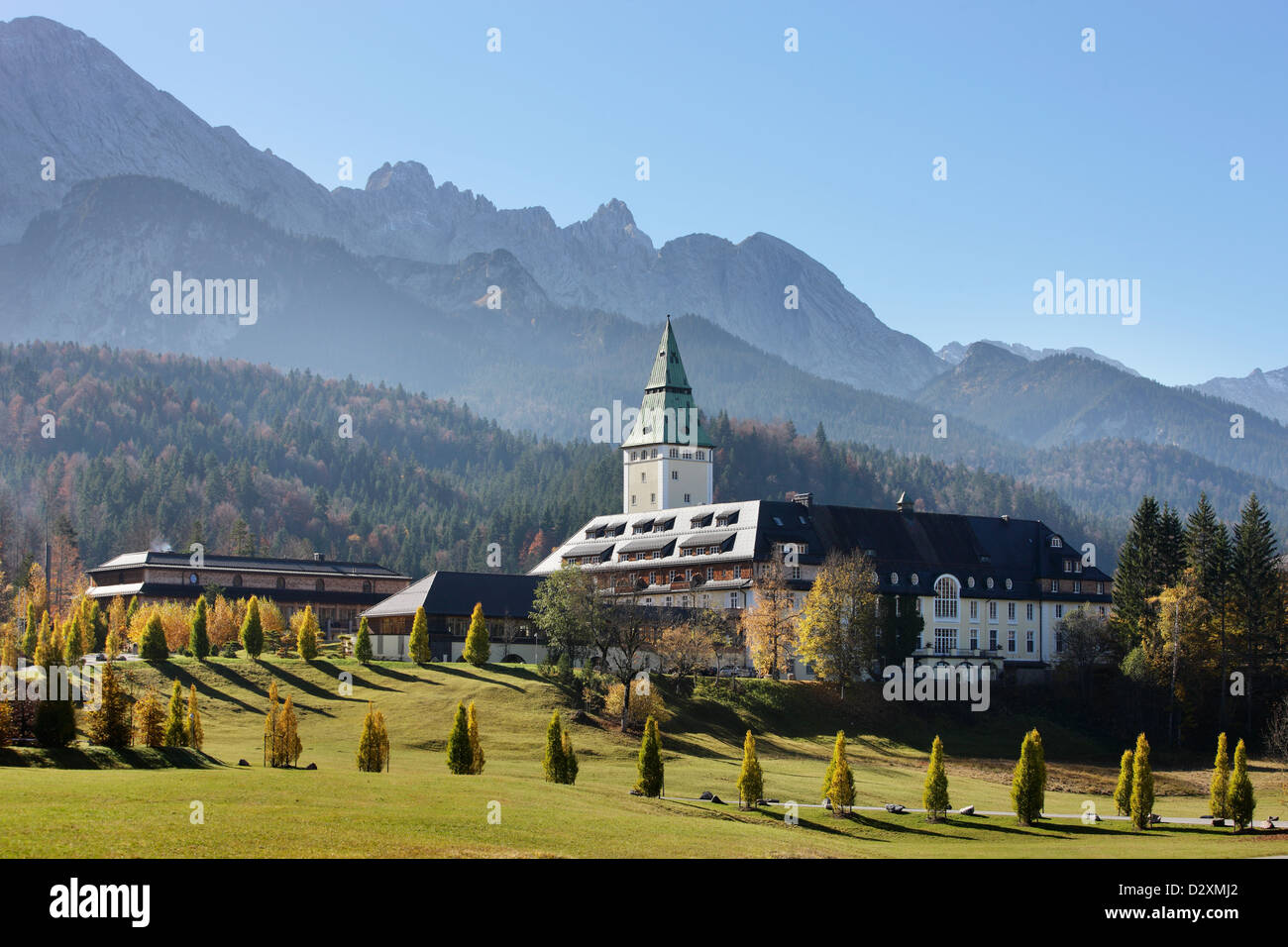 Elmau, Germany, Spa Hotel Schloss Elmau Stock Photo - Alamy