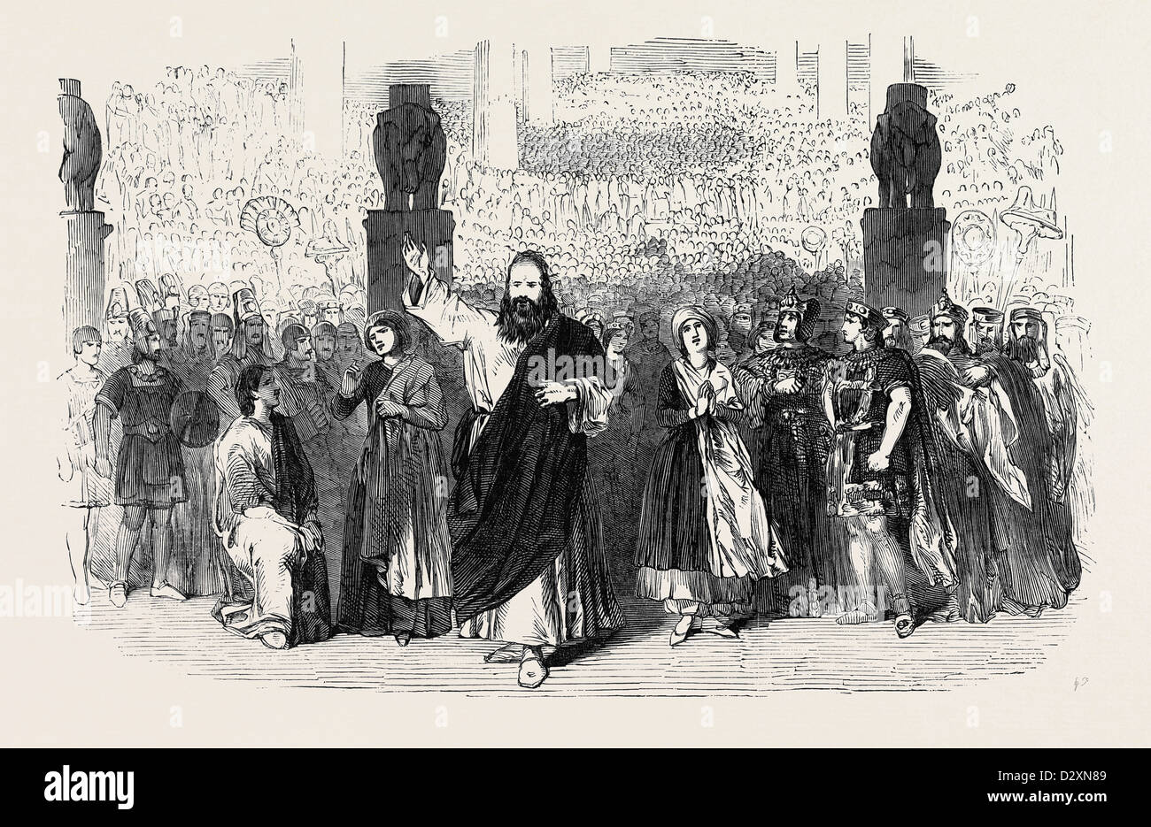 SCENE FROM "ZORA," AT THE ROYAL ITALIAN OPERA Stock Photo - Alamy