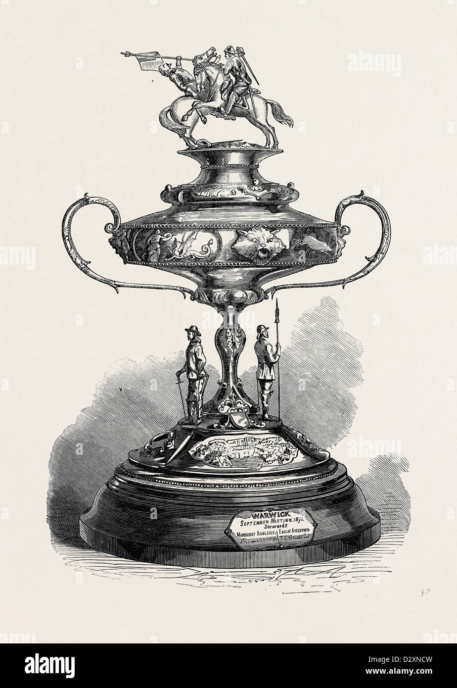THE WARWICK RACE CUP 1871 Stock Photo - Alamy