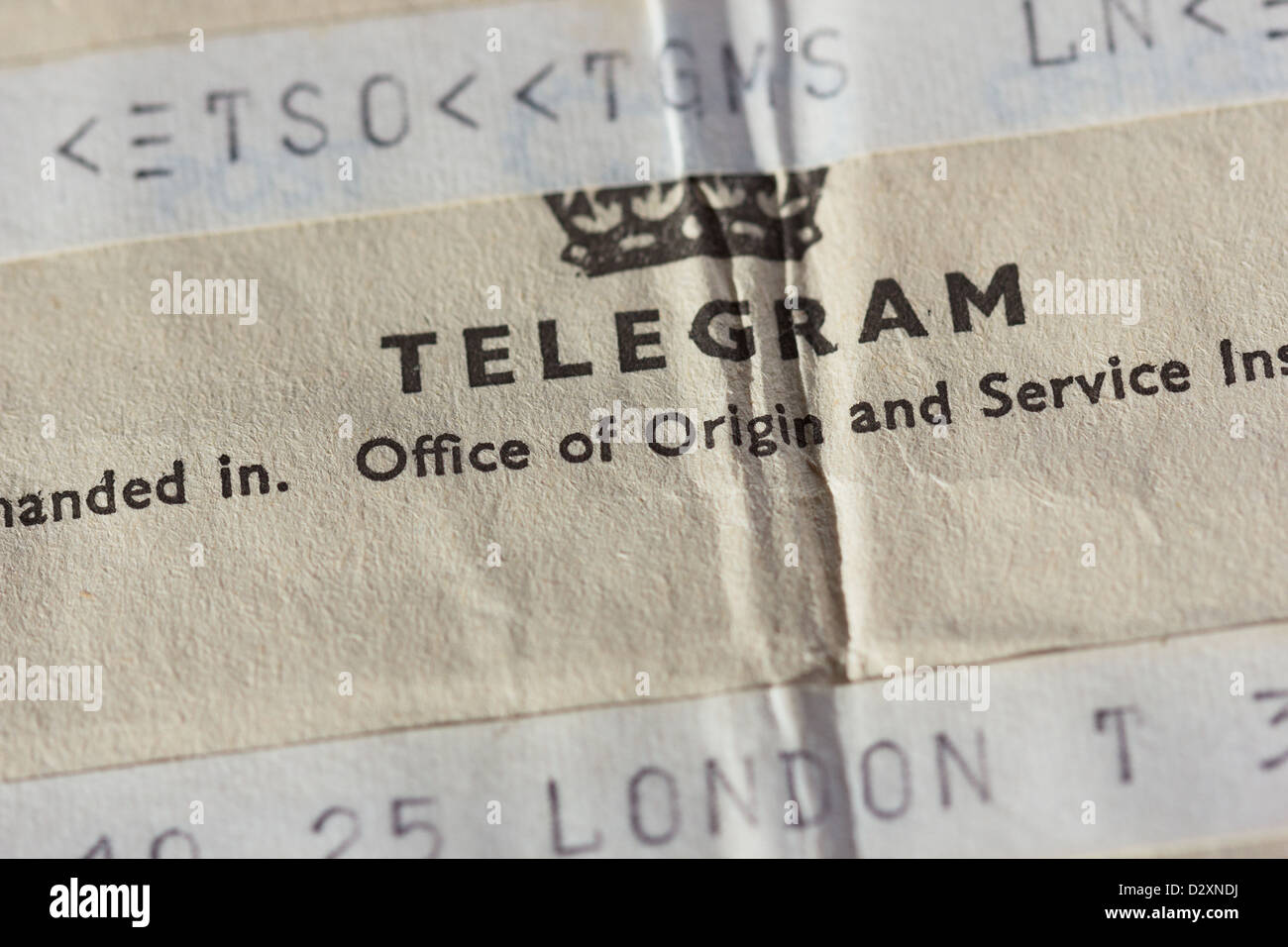 Old telegram machine hi-res stock photography and images - Alamy