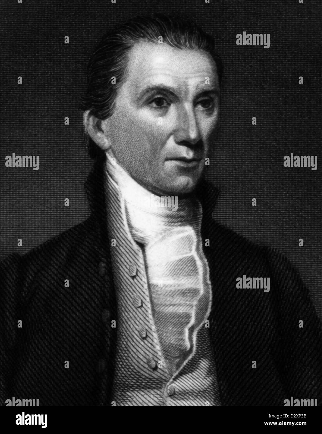 Vintage portrait of James Monroe Stock Photo - Alamy