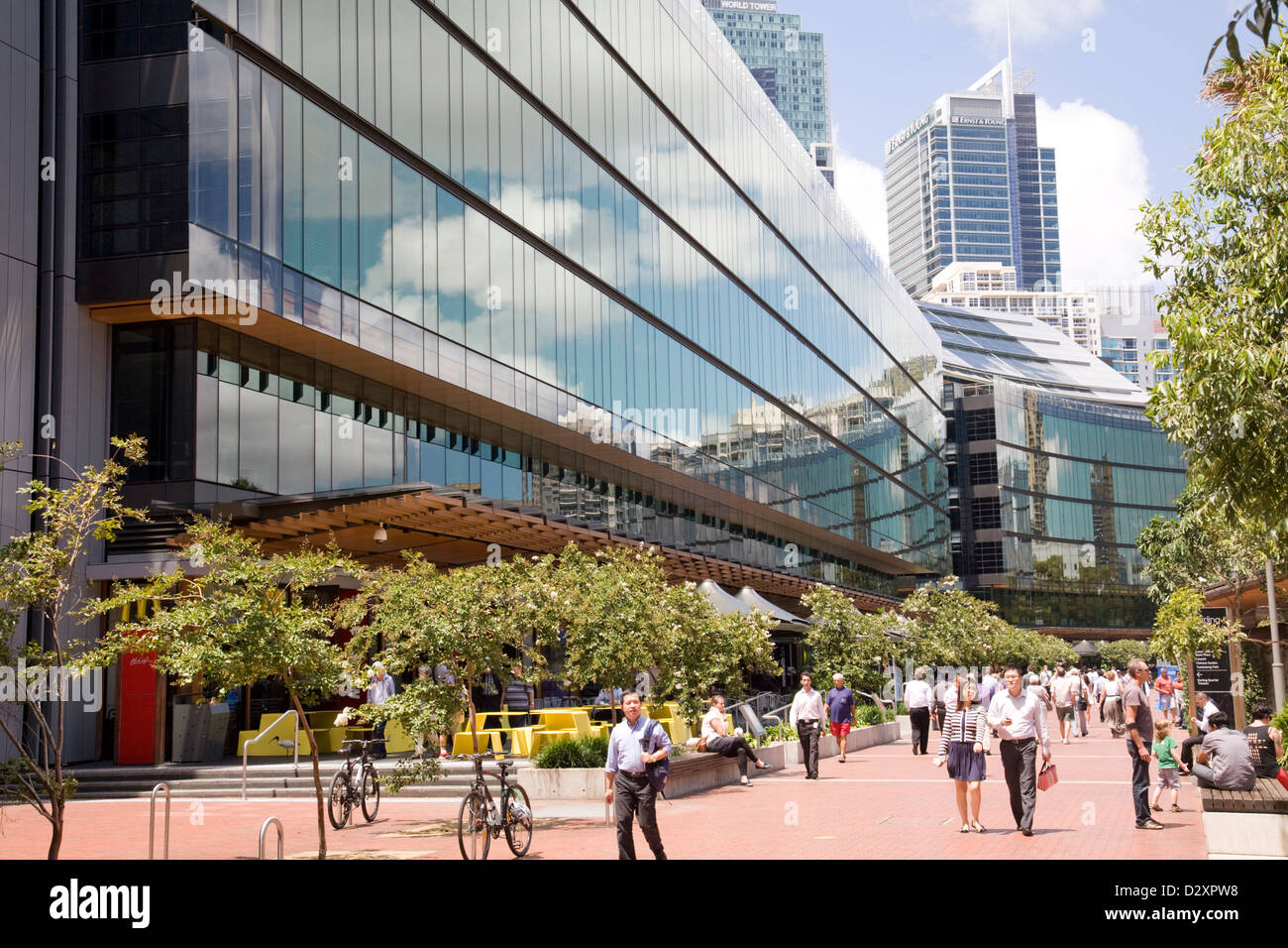business precinct at darling harbour,sydney Stock Photo - Alamy