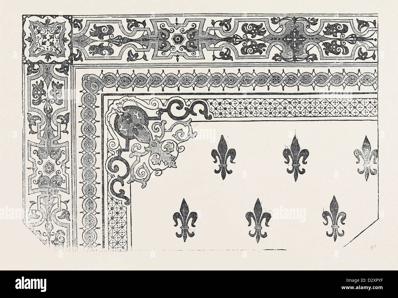 PAPER PATTERN, SCOTT, CUTHBERTSON, AND CO Stock Photo - Alamy