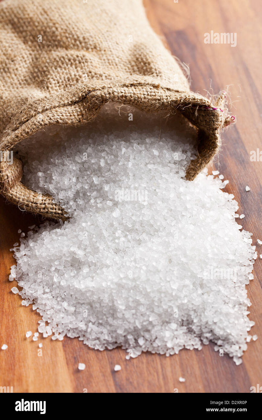 Sack of salt hi-res stock photography and images - Alamy