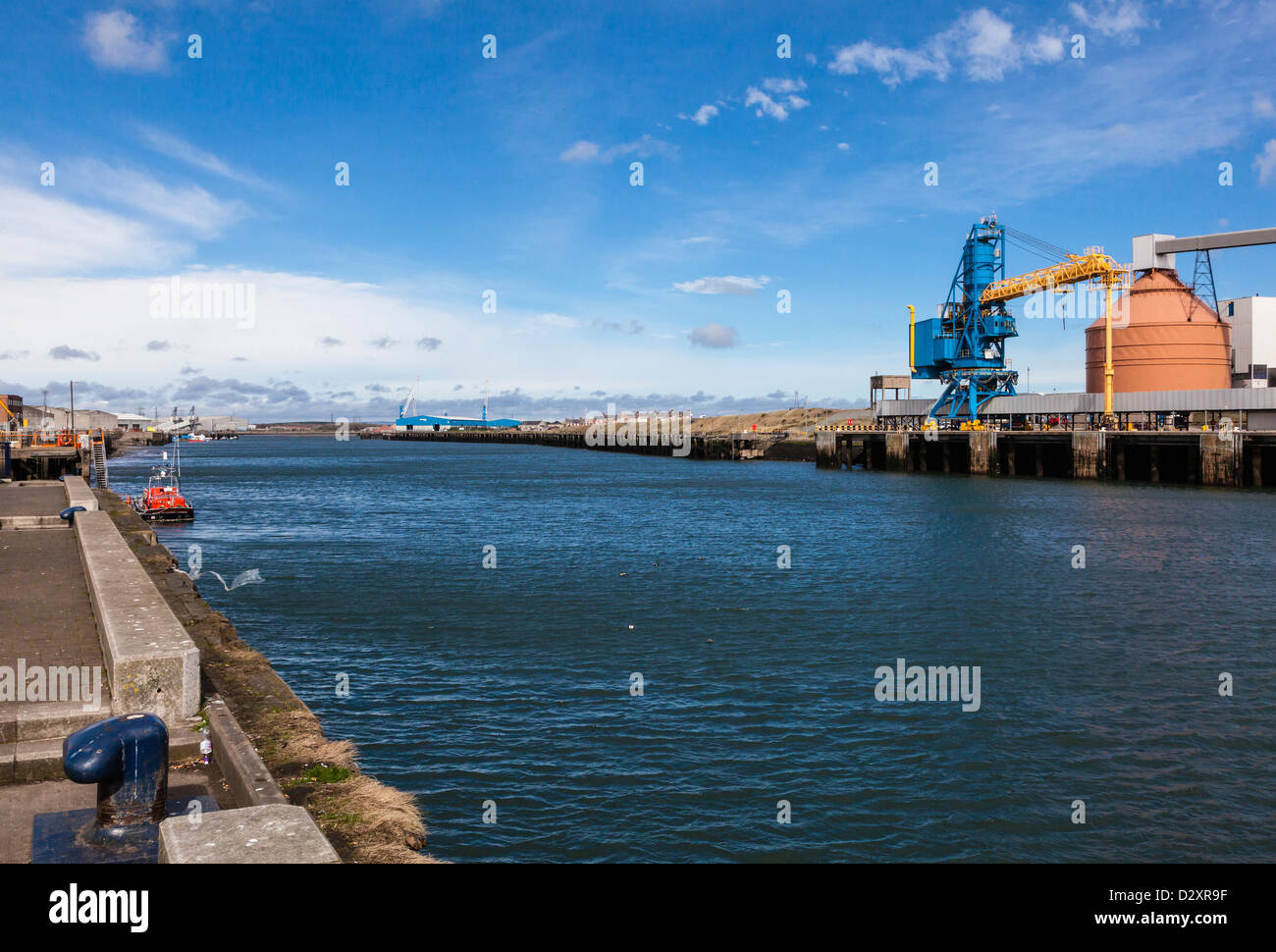 Alcan SUF deep water berth and storage facility on Blyth Port North ...