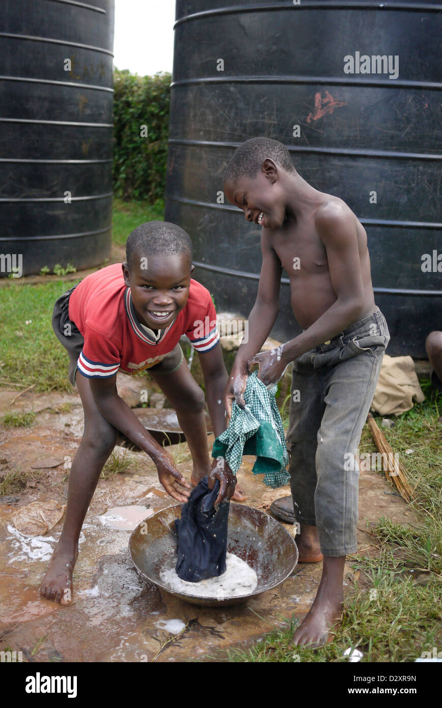 Teen Boy Washing Up High Resolution Stock Photography and Images - Alamy