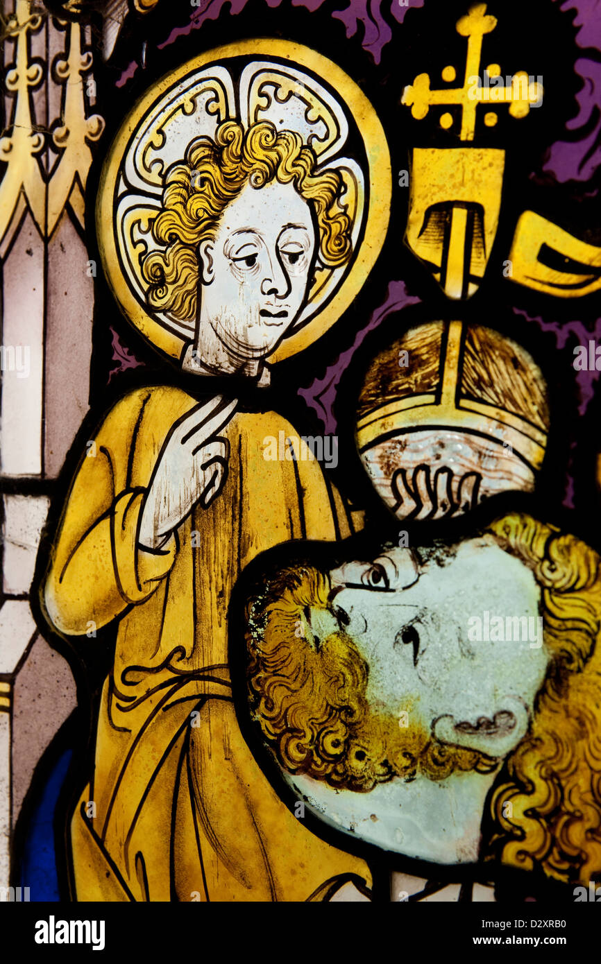 Penmon Priory, St. Seiriol's Church, Stained Glass Window, Anglesey ...