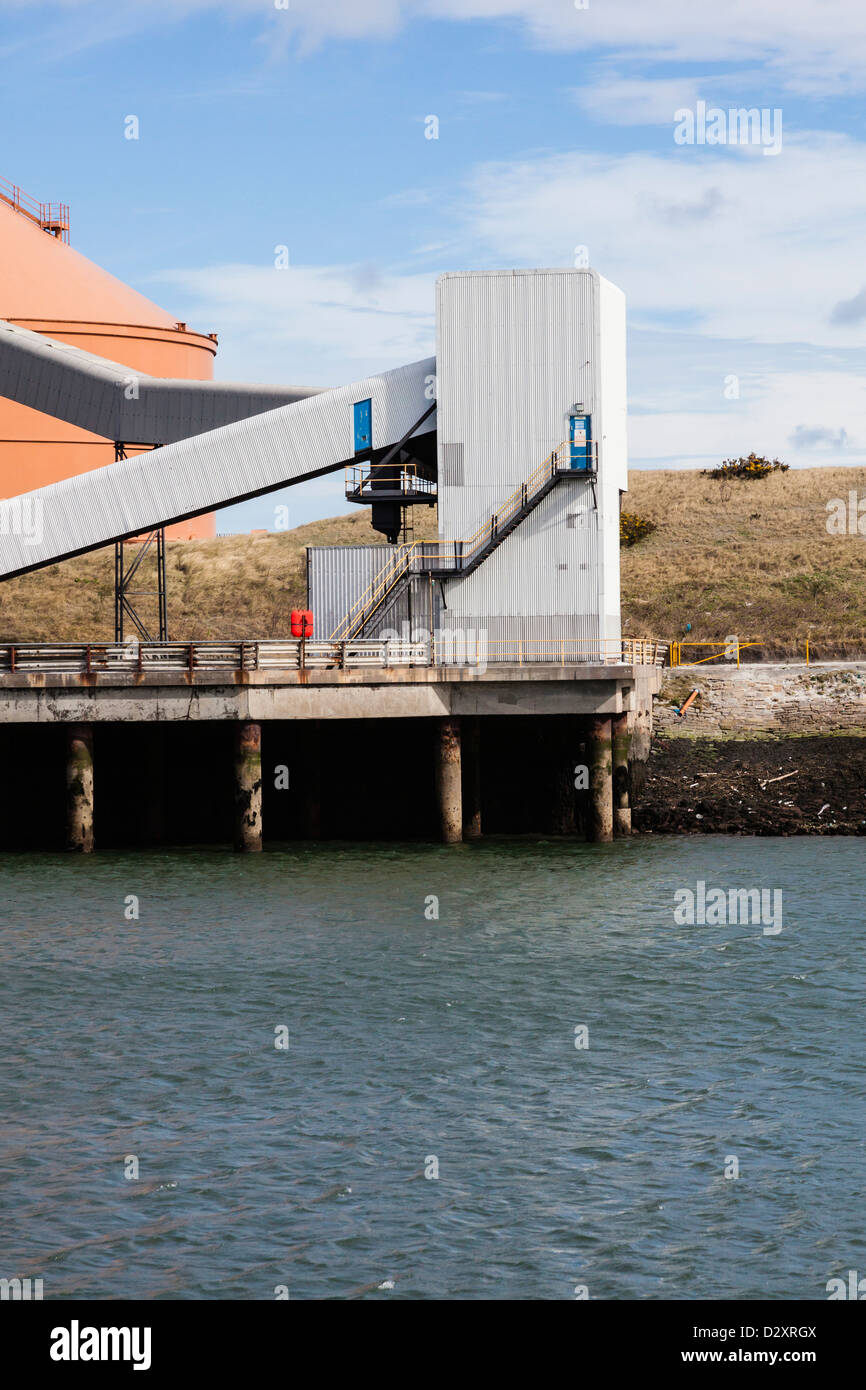 Alcan SUF deep water berth and storage facility on Blyth Port North ...