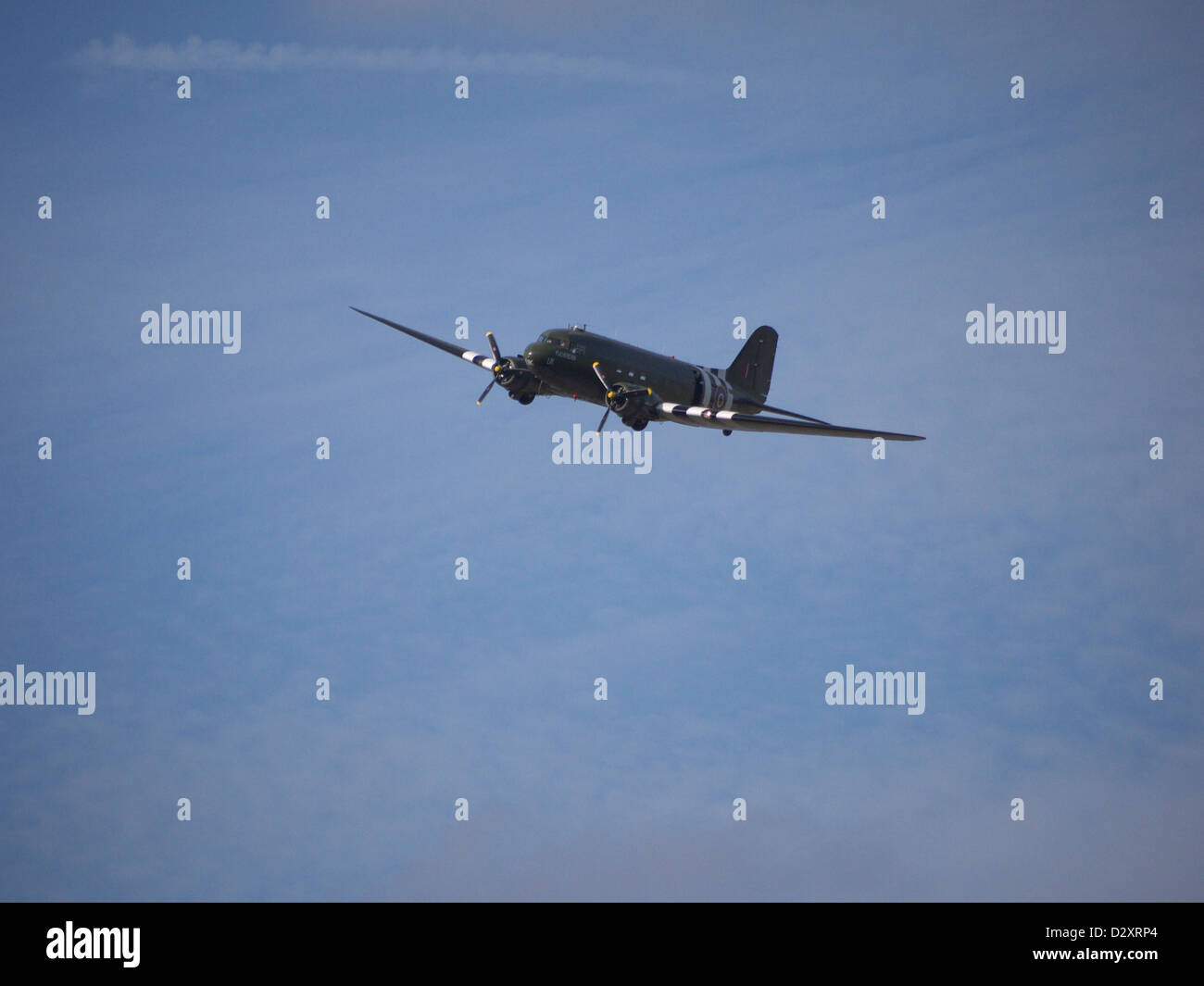 Dakota part of the Battle of Britain memorial flight during a fly past ...