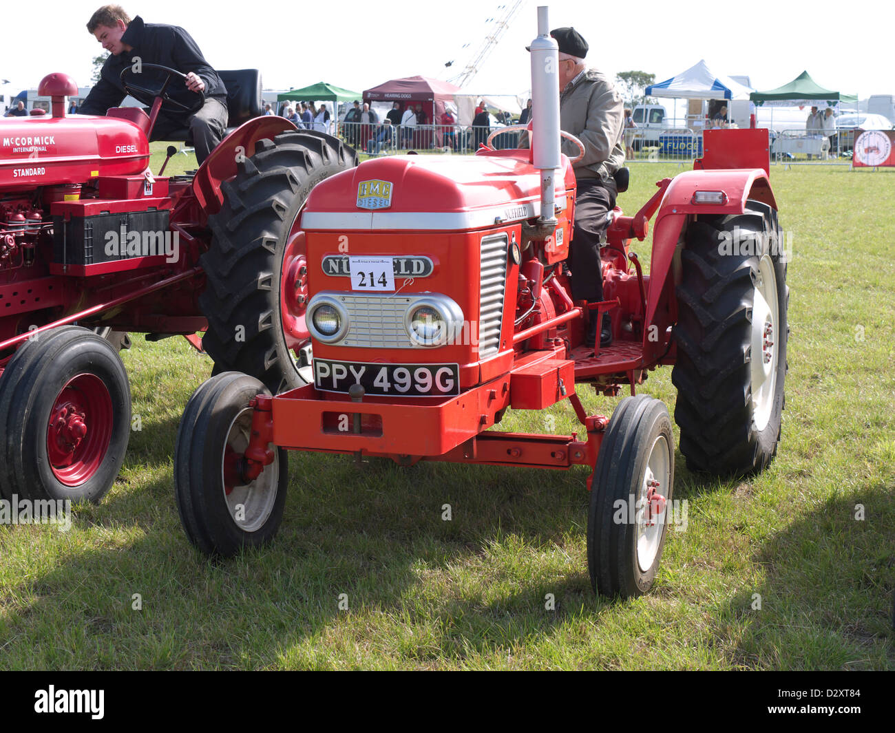 1969 Nuffield 345 tractor at Boston Steam and Vintage rally Stock Photo ...
