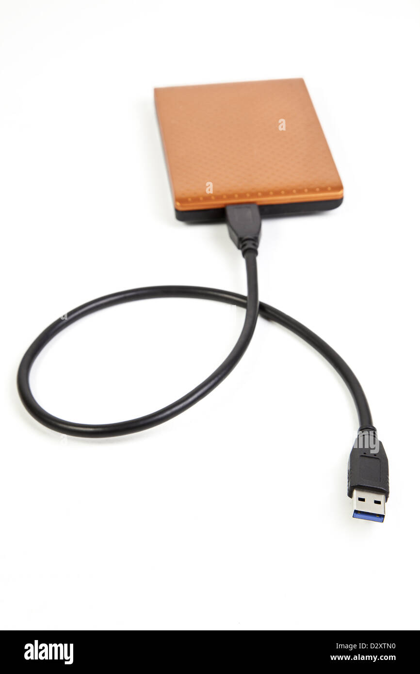External hard drive, detail information technology, data storage Stock ...