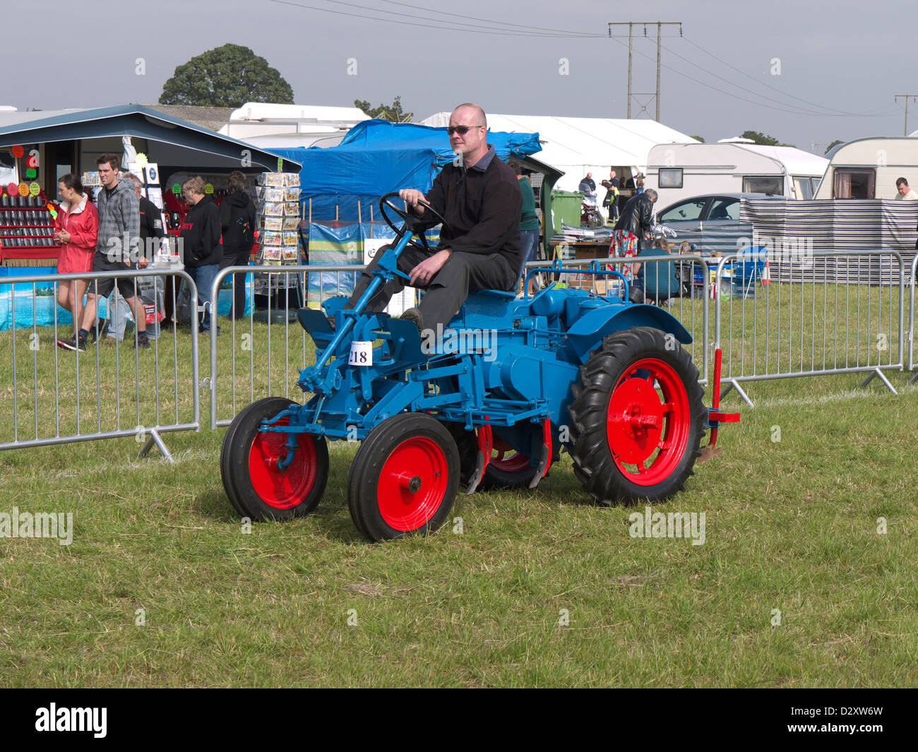 1949 Garner tractor at Boston Steam and Vintage rally Stock Photo - Alamy