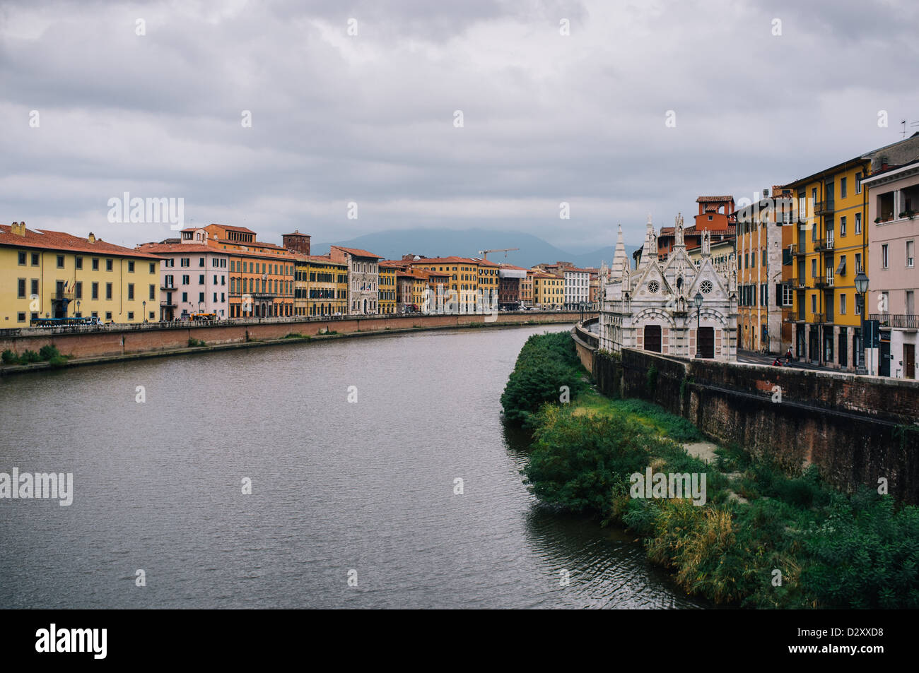 The Arno river in Pisa, Italy Stock Photo - Alamy
