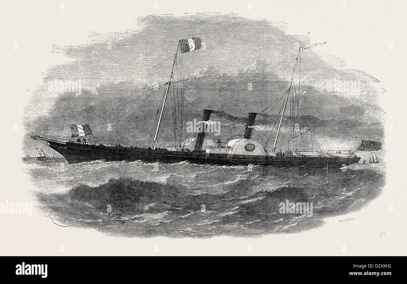 THE ALLIANCE SOUTHAMPTON AND HAVRE MAIL STEAMER Stock Photo - Alamy