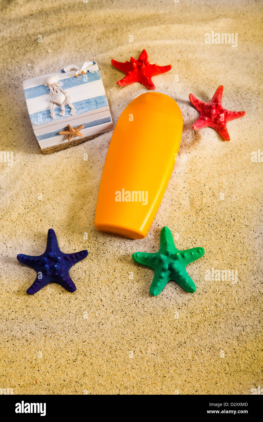Summer holiday, suntan on beach Stock Photo - Alamy