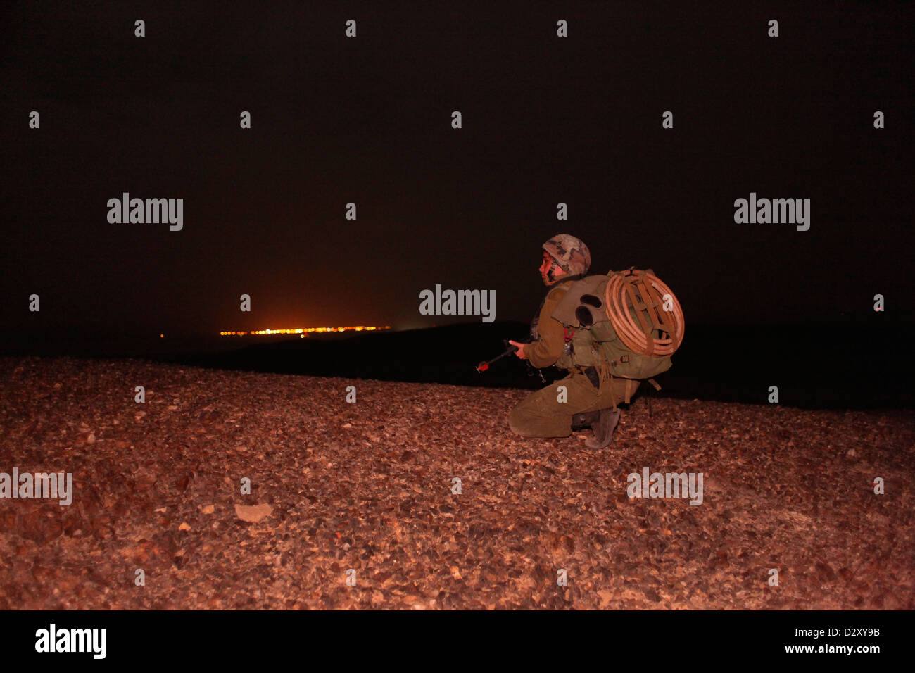 An Israeli female soldier from the 727th Eitam Field Intelligence ...