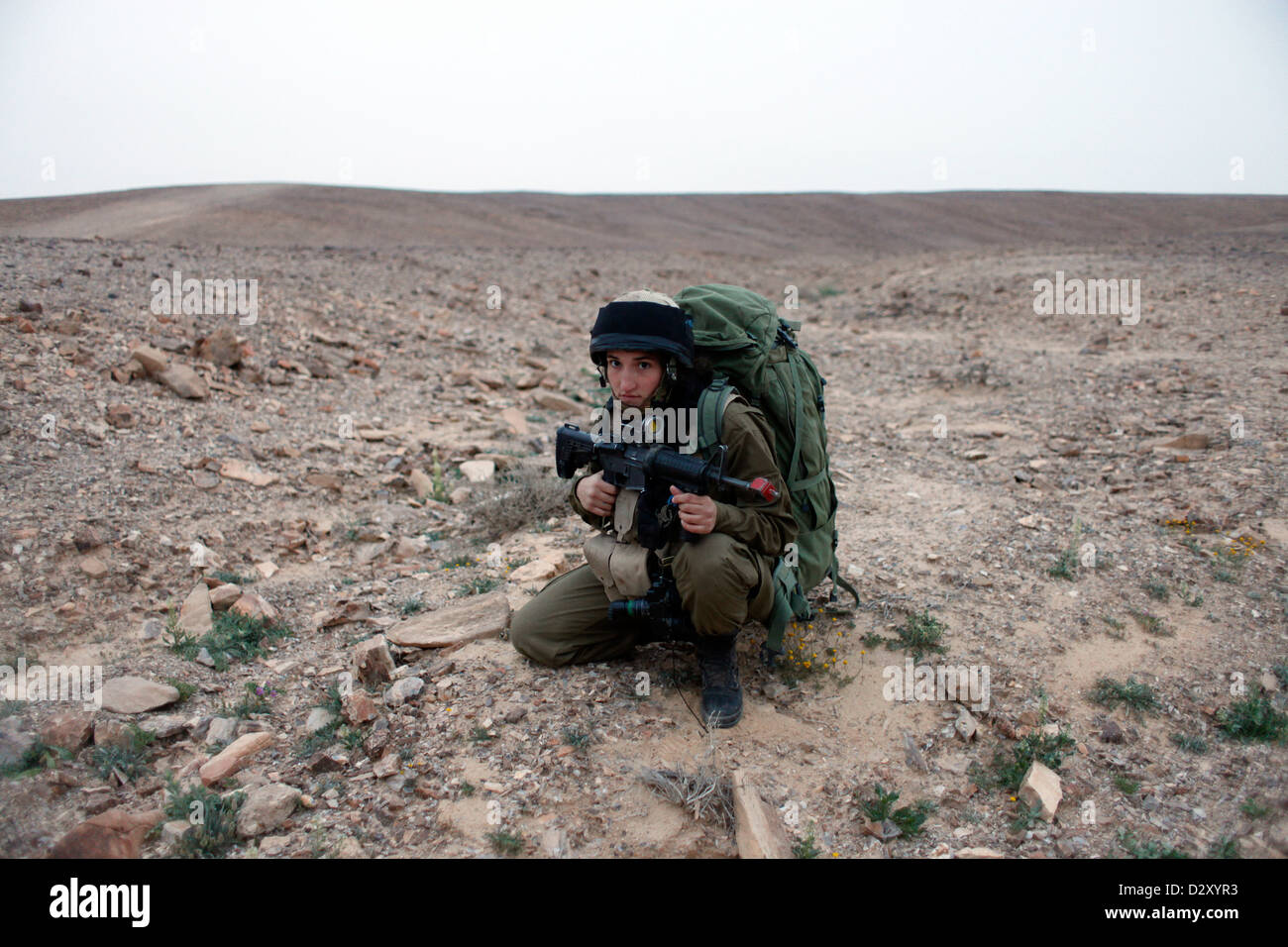 Israeli female soldier from the Combat Intelligence Collection Corps ...