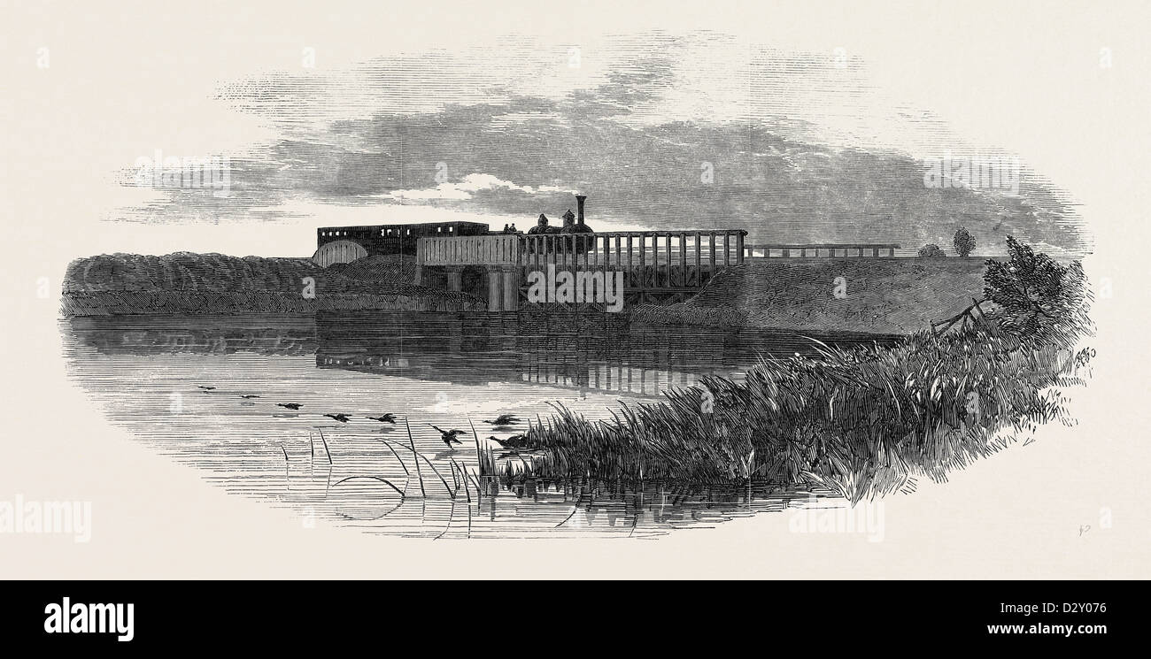 THE OXFORD AND BIRMINGHAM RAILWAY: BRIDGE OVER THE RESERVOIR, AT ...