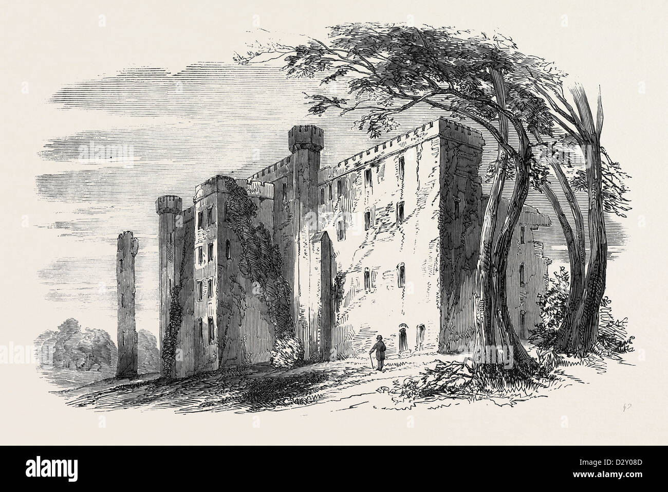 RUINS OF DANGAN CASTLE Stock Photo - Alamy