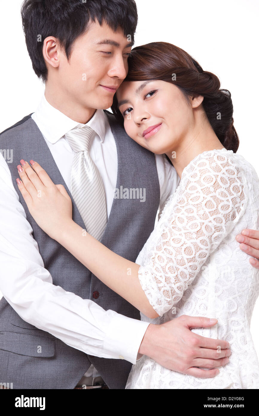 Mans arm around woman hi-res stock photography and images - Alamy
