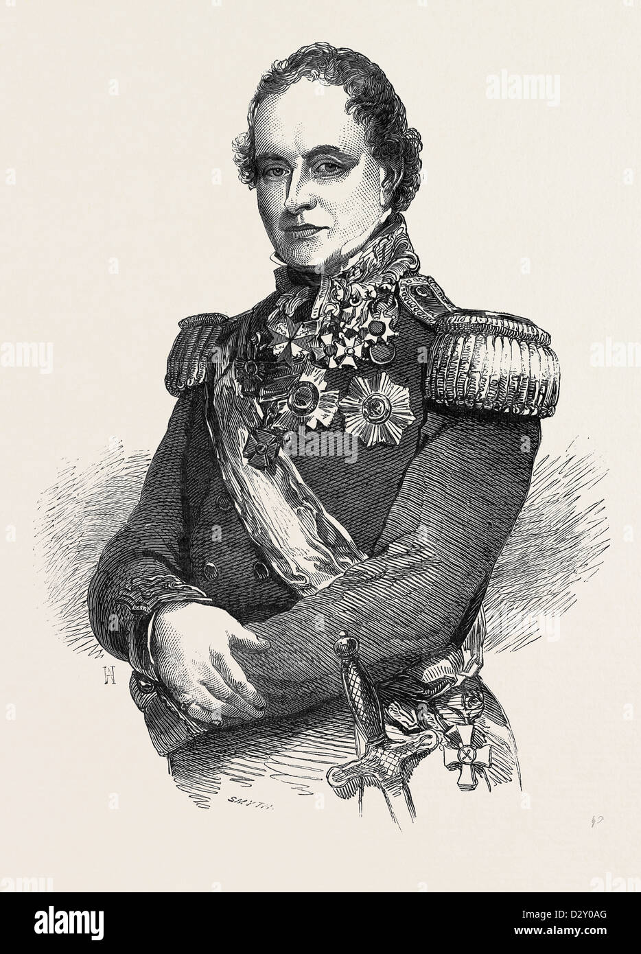 THE RIGHT HON. GENERAL LORD VISCOUNT HARDINGE, G.C.B., COMMANDING-IN ...