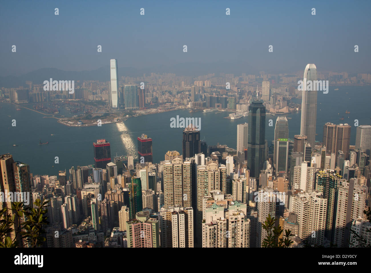 view of International Commerce Centre Skyscraper, ICC, and ...