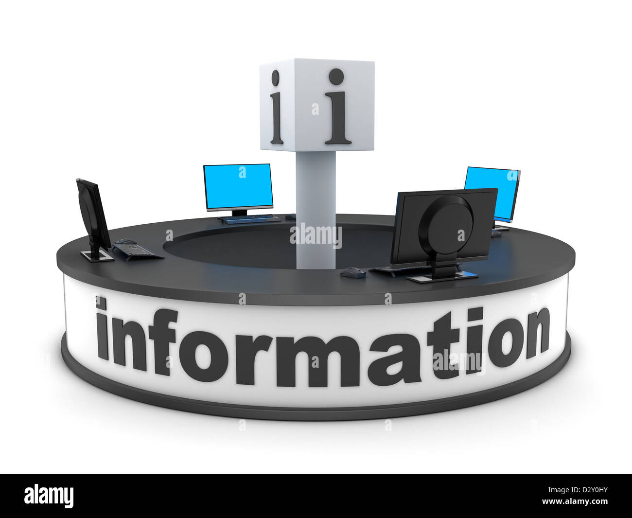 help-desk department (done in 3d Stock Photo - Alamy