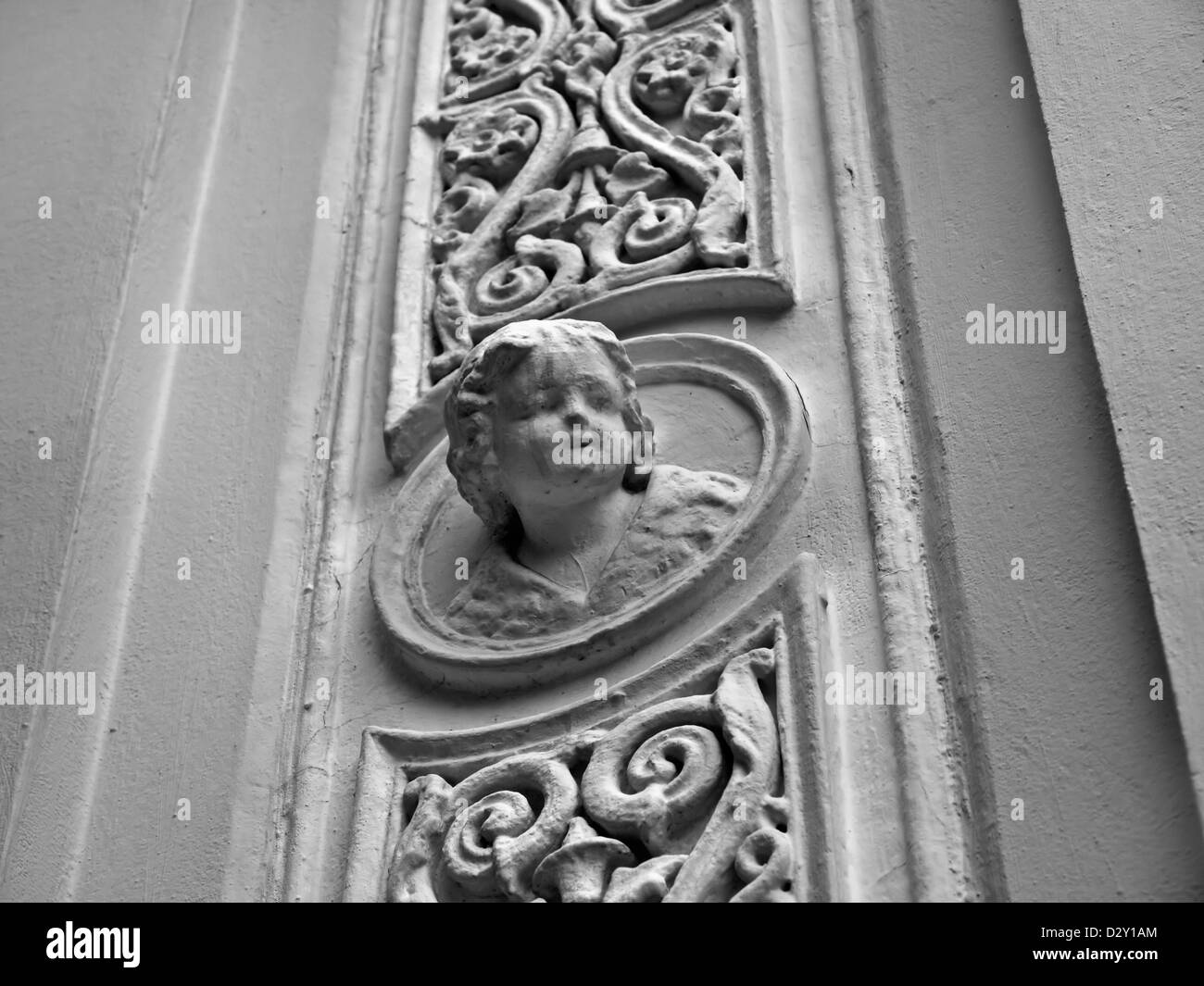 Architectural detail vienna Black and White Stock Photos & Images - Alamy