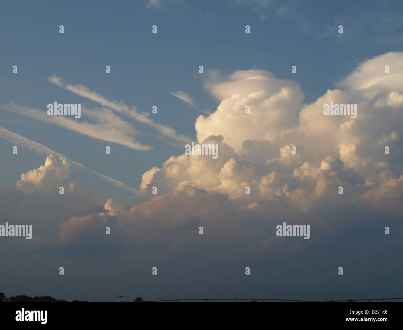 Storm Clouds in Summer Stock Photo - Alamy