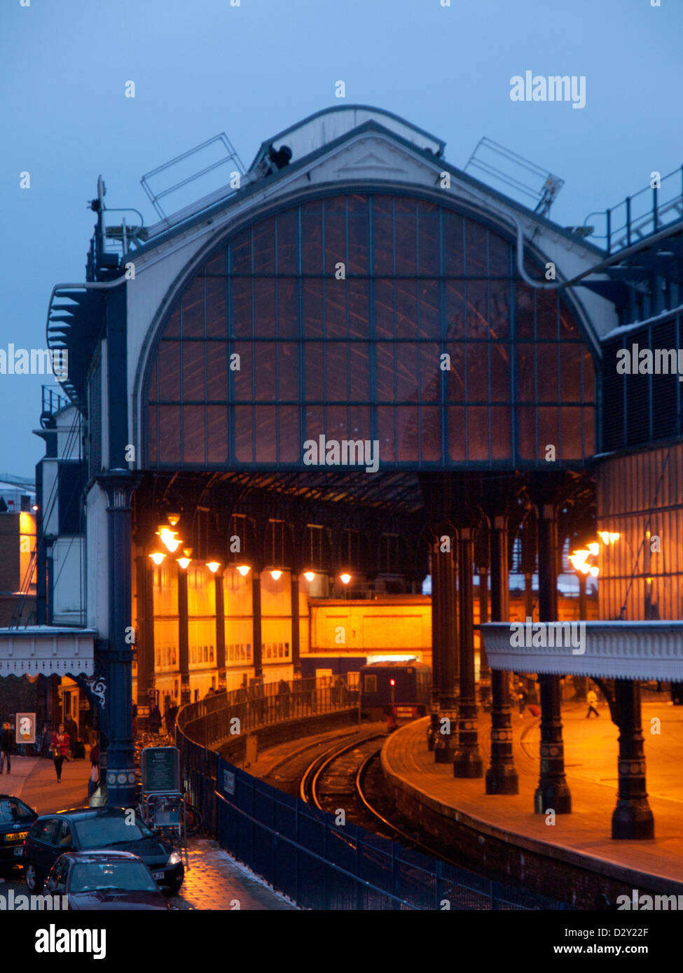 Brighton railway station roof hi-res stock photography and images - Alamy