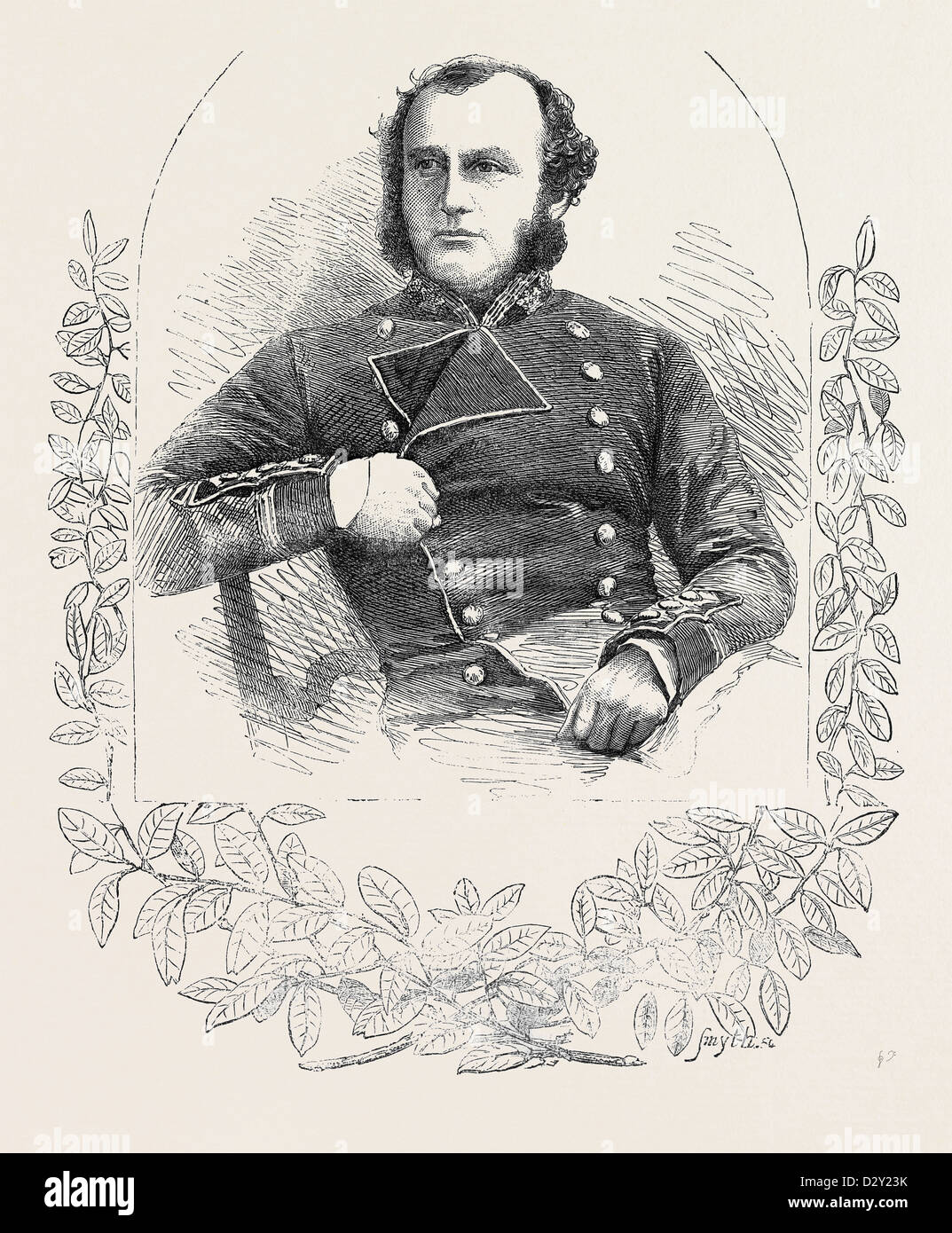 MAJOR-GENERAL WINDHAM, C.B., "THE HERO OF THE REDAN Stock Photo - Alamy