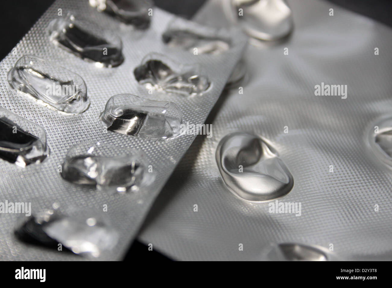 tablet blister packs close up Stock Photo - Alamy