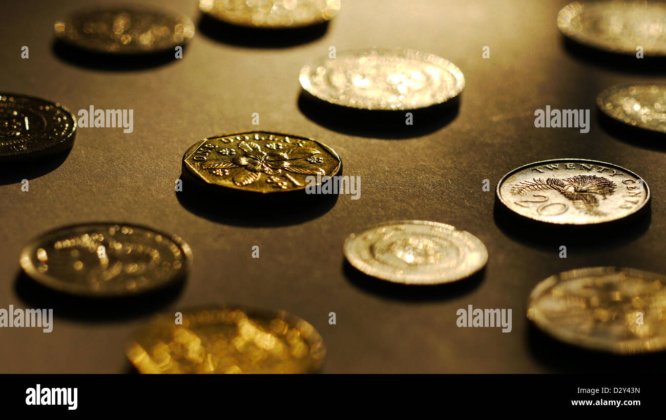 Singapore coins hi-res stock photography and images - Alamy