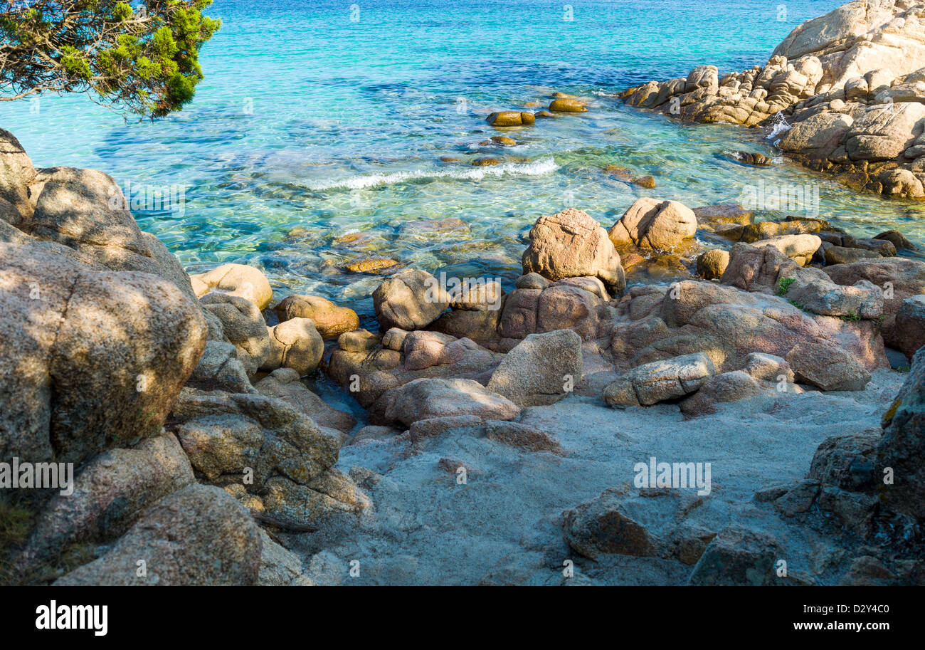 Italy, Sardinia, the Cala di Volpe cliffs Stock Photo - Alamy