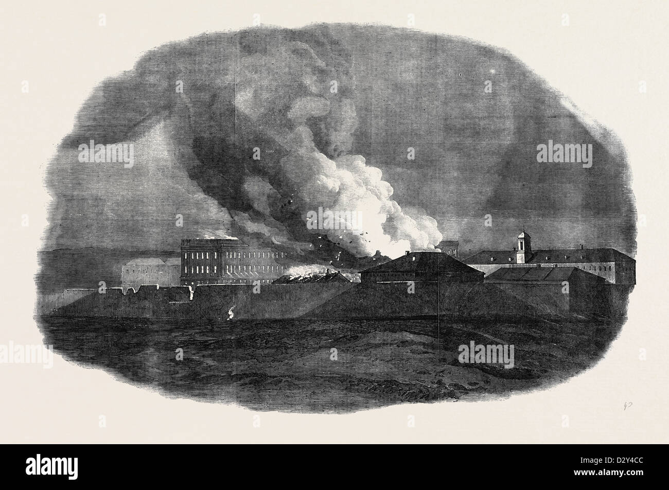 THE SIEGE OF SEBASTOPOL, DESTRUCTION OF THE SOUTHERN PART OF THE LARGE ...