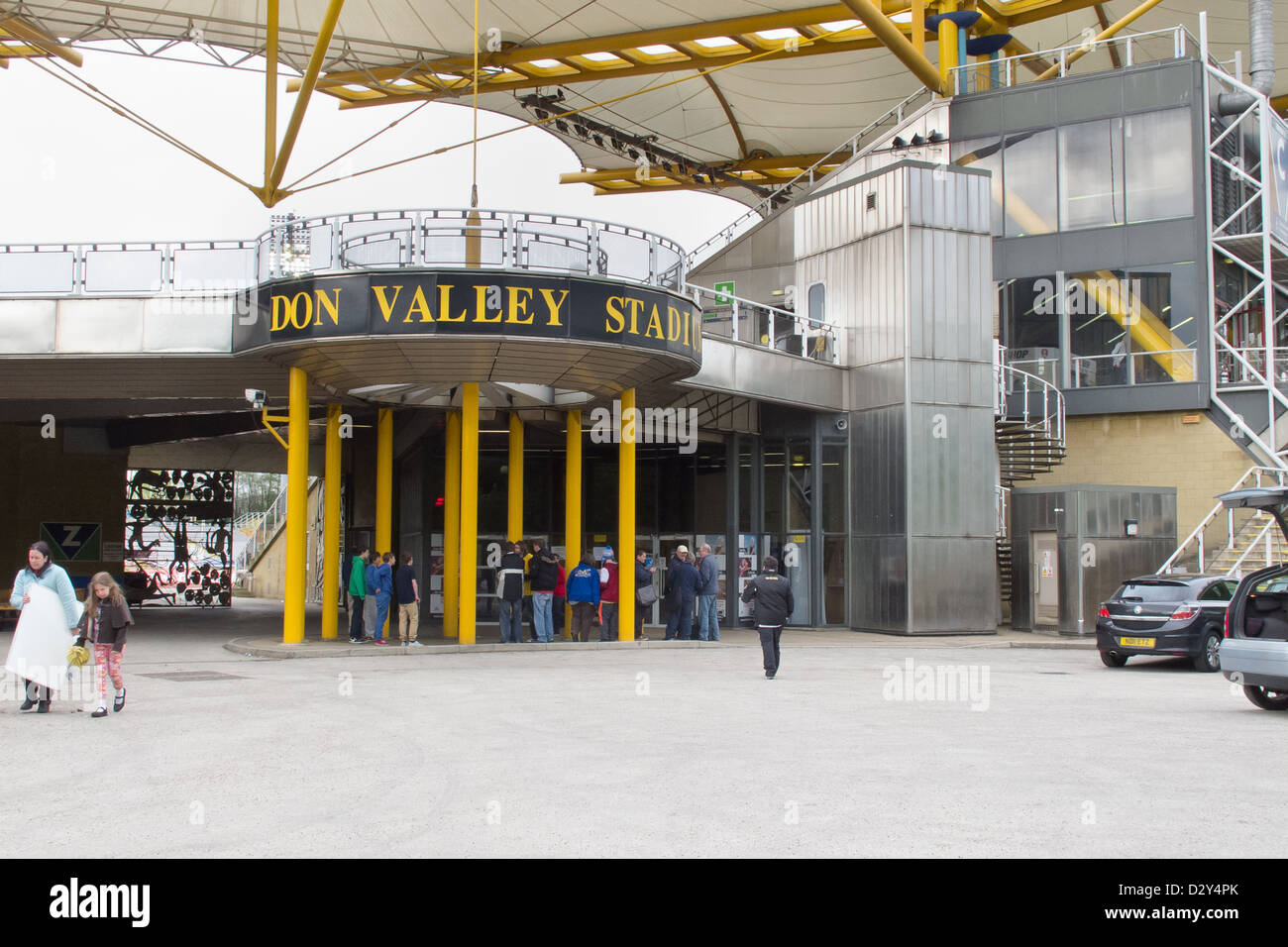 Don Valley Stadium Sheffield, South Yorkshire, England, Uk -soccer fans ...